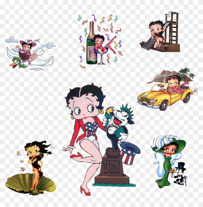 Betty Boop - Cartoon, HD Png Download - 2000x2000(#2583165) - PngFind