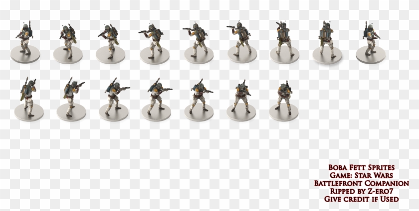 Click For Full Sized Image Boba Fett - Character Star Wars Sprite, HD ...