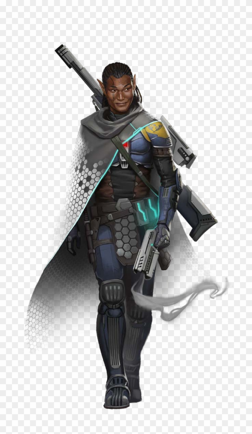 Starfinder Elves, HD Png Download - 1600x2680(#2600271) - PngFind