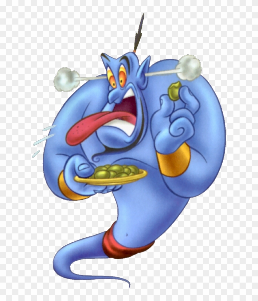Food Clipart Character - Aladdin Genie With Food, HD Png Download ...