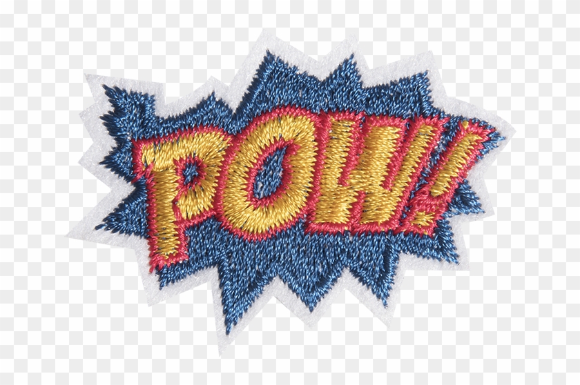 Comic Mini Blue Pow - Craft, HD Png Download - 658x478(#2604516) - PngFind