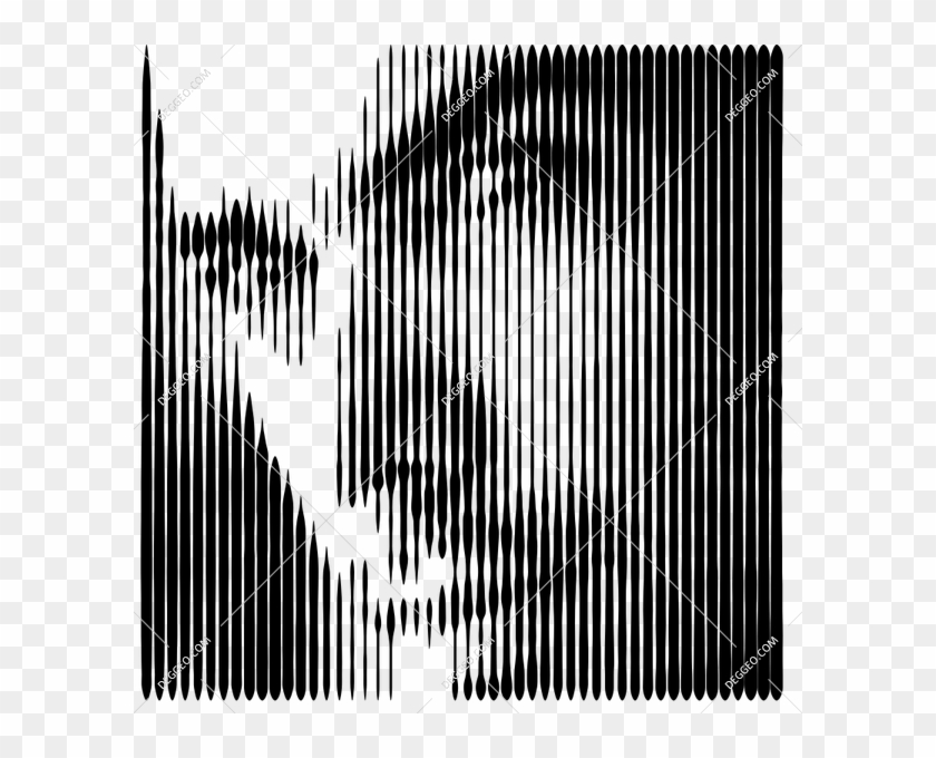 Halftone Line Stroke 1color Background Pattern - Halftone Lines, HD Png ...