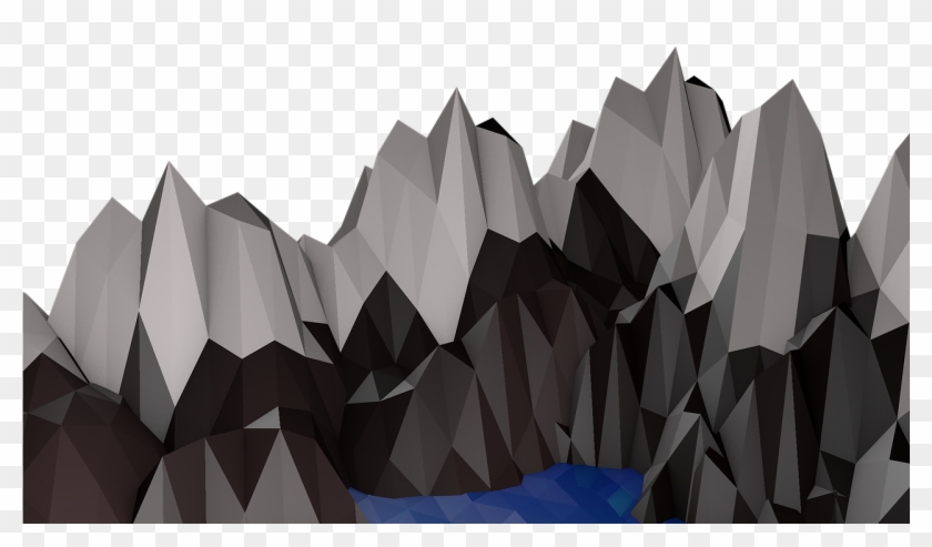 Low Poly Low Poly Polygonal Png Image - Architecture, Transparent Png ...