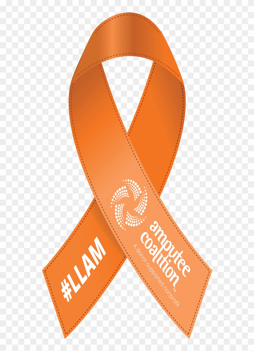 Download And Post Your Own Llam Ribbon - Amputee Awareness Ribbon, HD ...