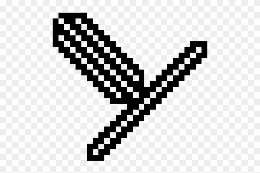 Double Blade Sword - Lacrosse Pixel Art, HD Png Download - 592x592 ...