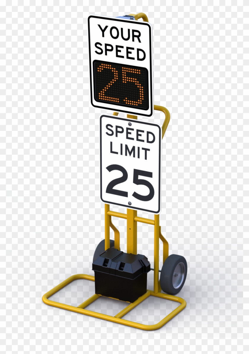 Speed Limit Sign Clipart Radar Speed Sign Signage - Post Mounted Radar ...