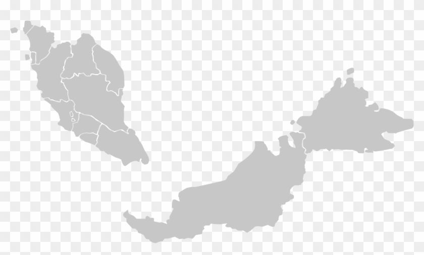 File Blank Malaysia - East Malaysia Map Png, Transparent Png ...