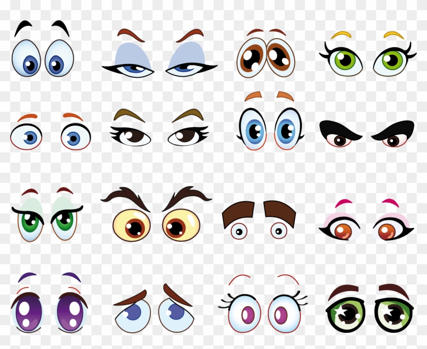 Sassy Cartoon Eyes, HD Png Download - 2560x1974(#2661715) - PngFind