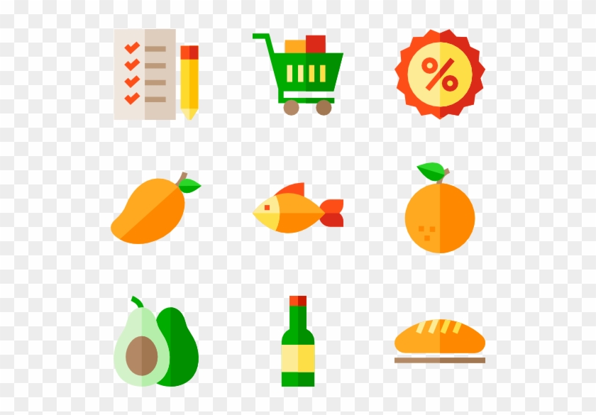 Grocery - Groceries Icon Pack, HD Png Download - 600x564(#2687284 ...