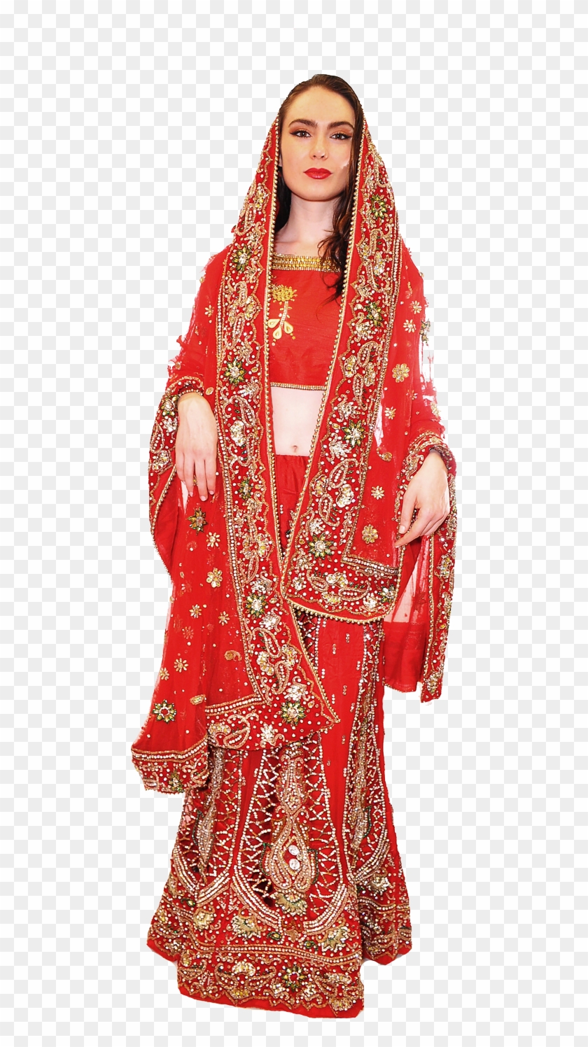 Red Bridal Lehenga Png Photo Background - Costume, Transparent Png ...
