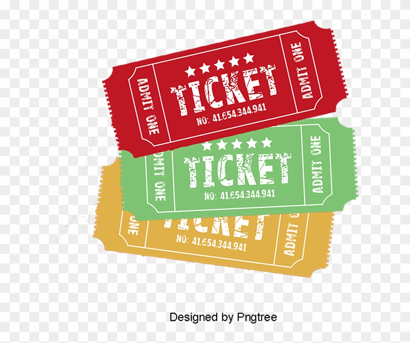Cartoon Tickets Ticket - Movie Tickets Cartoon Png, Transparent Png ...