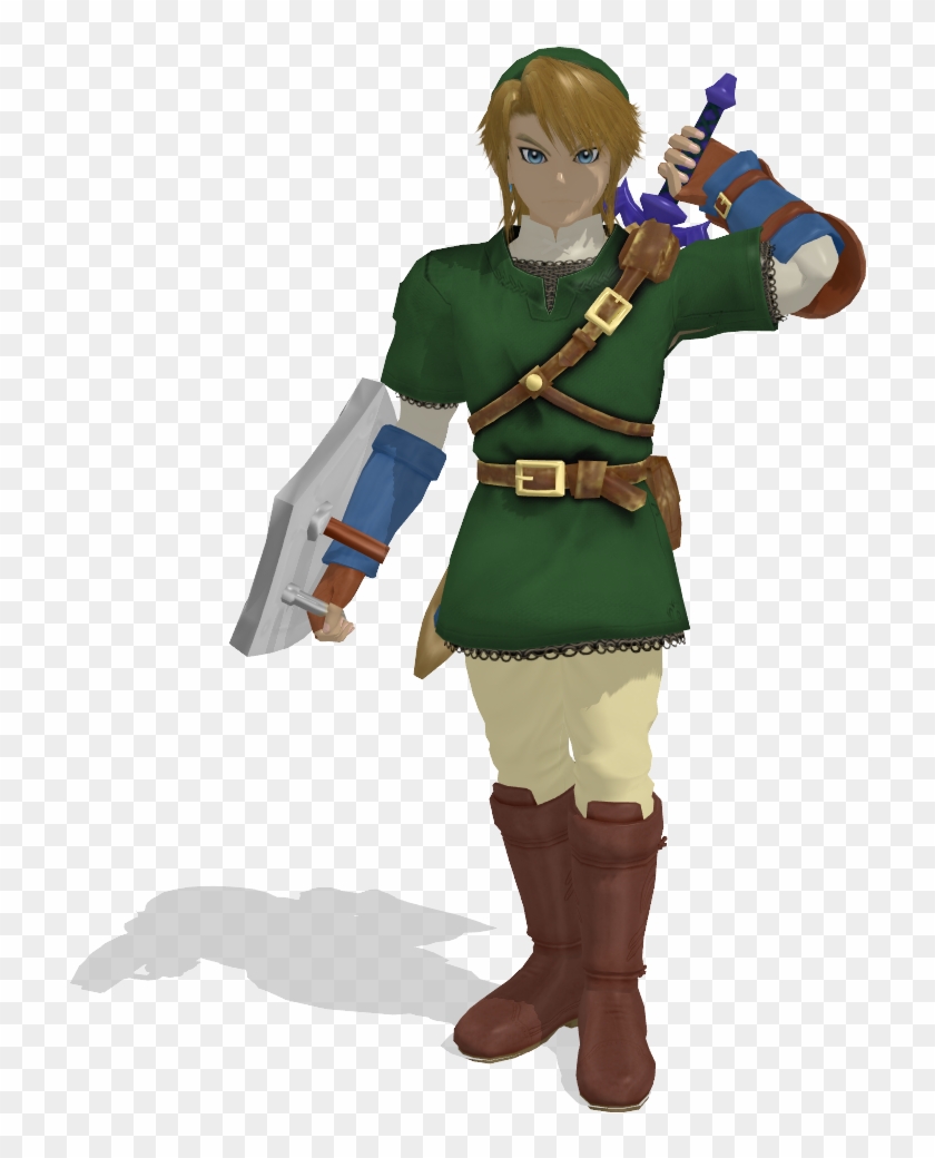 Transparent Link Wii U - Link Smash 4 Model, HD Png Download - 2000x960 ...