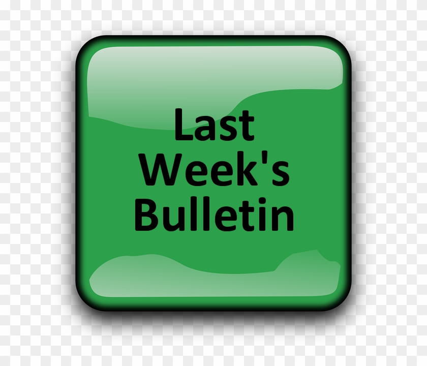 Bulletin Clipart Weekly Update - Sign, HD Png Download - 640x640 ...
