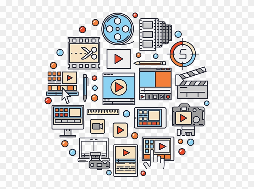 Media Production - Video Edit Clip Art, HD Png Download - 700x700 ...