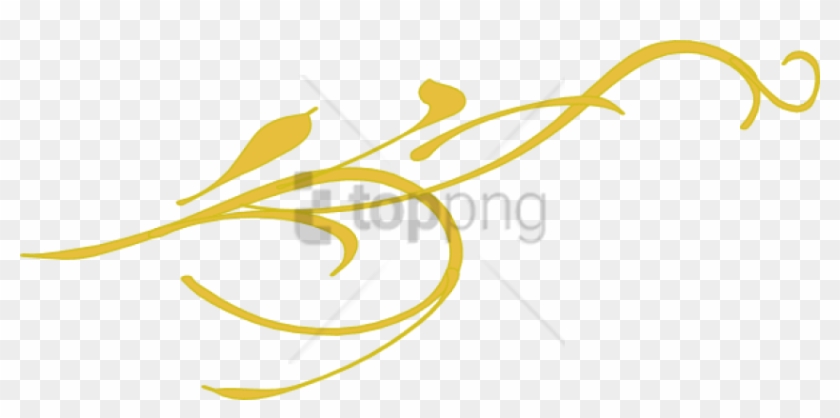 Free Png Download Fancy Line Png Png Images Background - Gold Flower ... Free Png Download Fancy Line Png Png Images Background - Gold Flower ...
