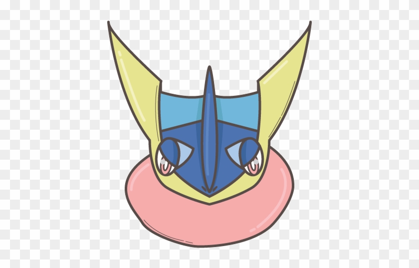 Greninja - Greninja Face, HD Png Download - 800x600(#2737647) - PngFind