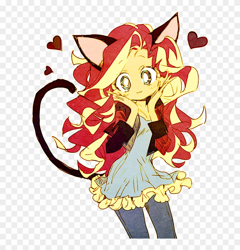 My Little Pony - My Little Pony Sunset Shimmer Cat, HD Png Download - 660x843(#2747275) - PngFind