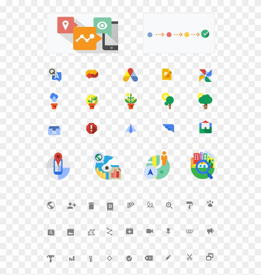 Fun Illustration Google Icons, Flat Design, Ui Ux Design,, HD Png ...