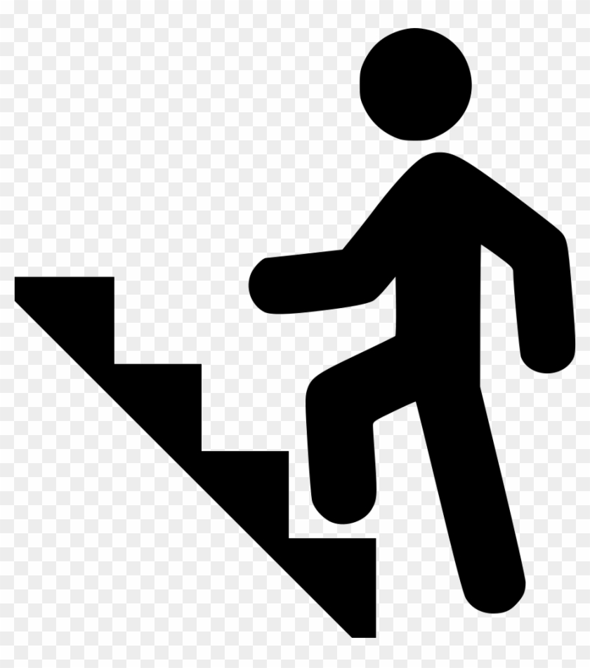 Climbing Stairs Svg Png Icon Free Download - Climbing Stairs Icon Png ...