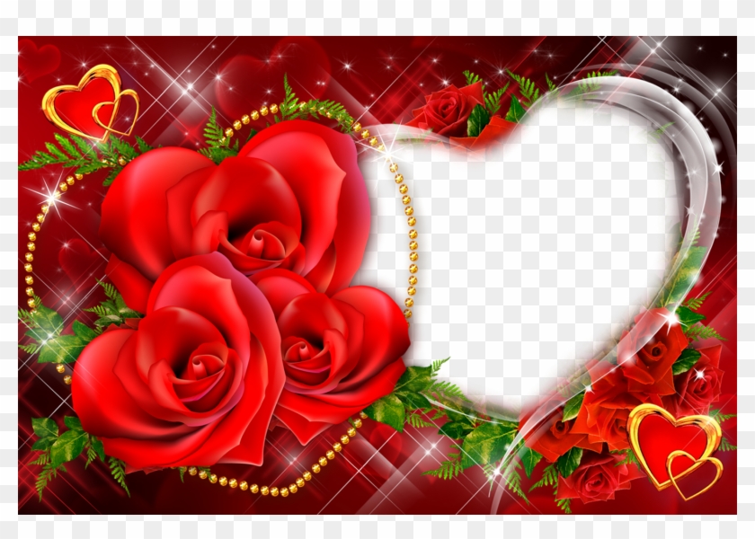 View Full Size - Love Photo Frame Hd Download, HD Png Download ...
