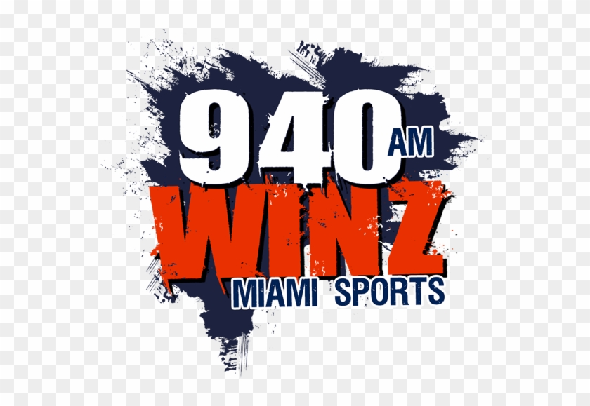 940 Winz Miami Sports - Poster, HD Png Download - 600x600(#2767331 ...