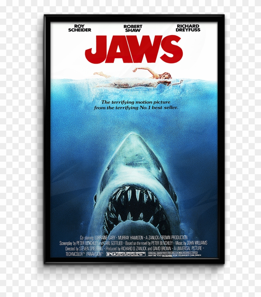 Jaws Poster - Stranger Things Poster Jaws, HD Png Download - 818x1024 ...
