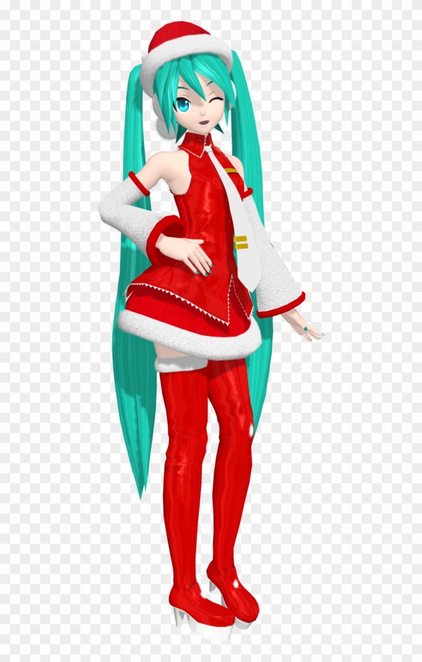 Miku Christmas Png - Costume, Transparent Png - 632x1264(#2769950 ...