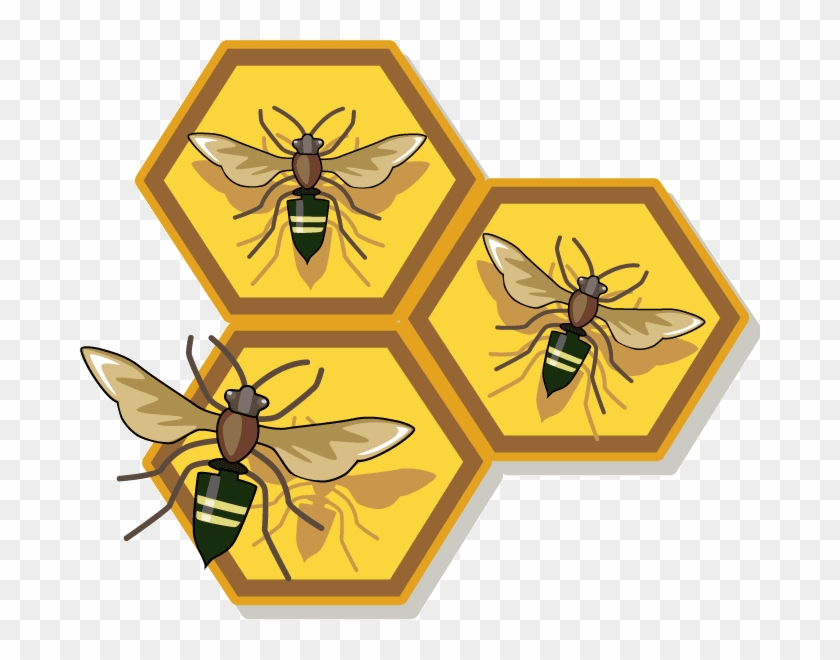 Honey Bee Free Clip Art , Png Download - Honey Bee Free Clip Art ...