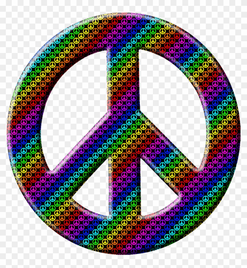 Peace Sign Peace Hippy Png Image - Cool Symbols And Shapes, Transparent ...