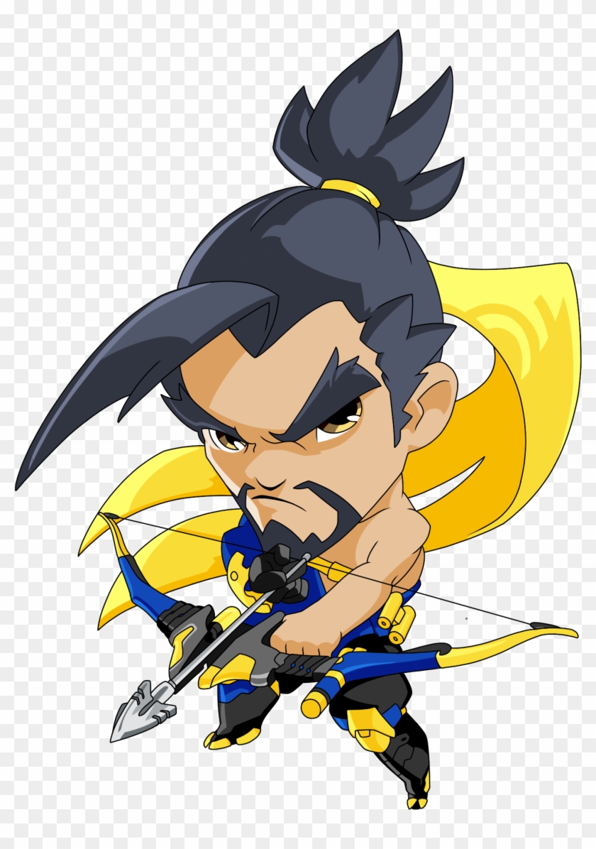 Load 3 More Imagesgrid View - Overwatch Hanzo Cute Spray, HD Png ...