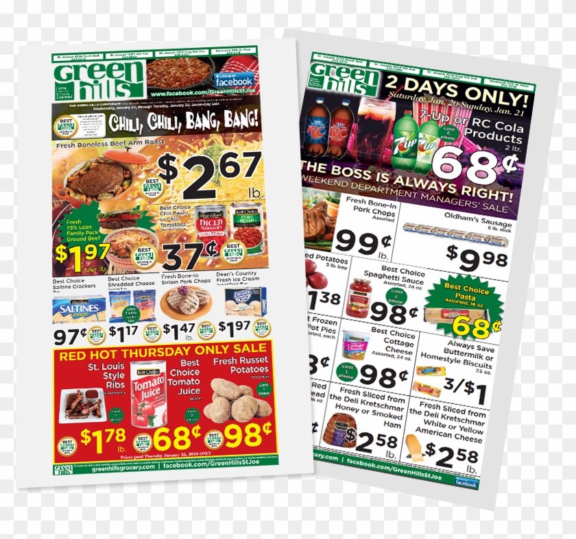 Grocery Weekly Ad - Flyer, HD Png Download - 1024x768(#2776633) - PngFind