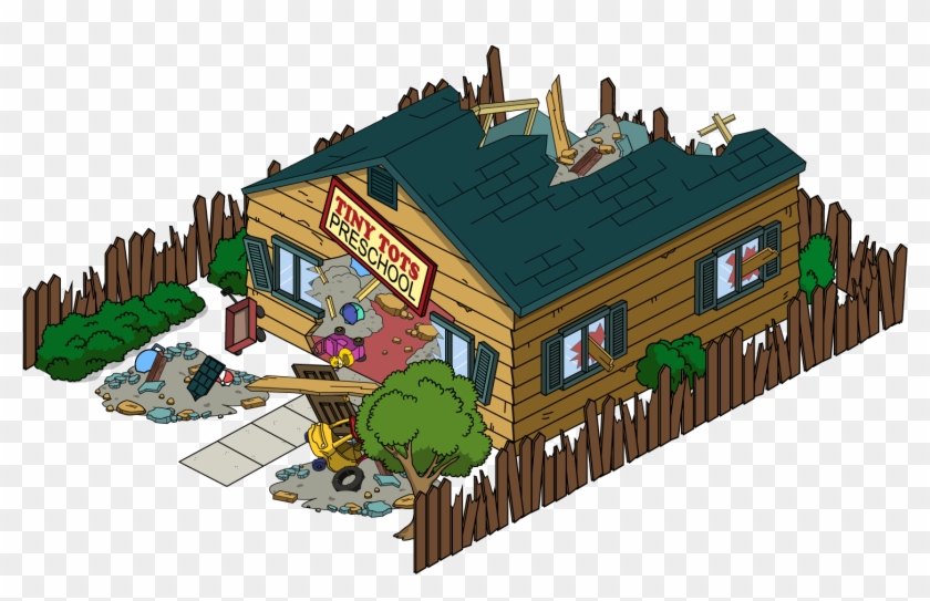 Building Tinytotspreschool Family Guy - Cartoon, HD Png Download ...