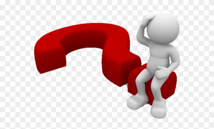 Question Mark - Dude With Question Mark, HD Png Download - 733x554 ...