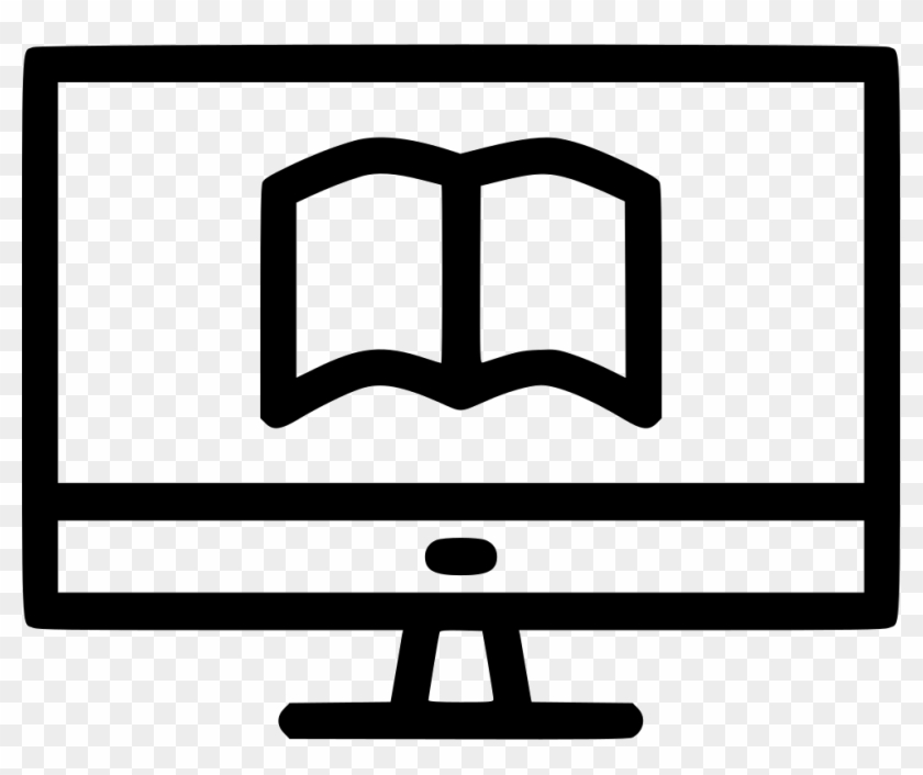 Png File Svg - Book And Computer Icon, Transparent Png - 981x778 ...