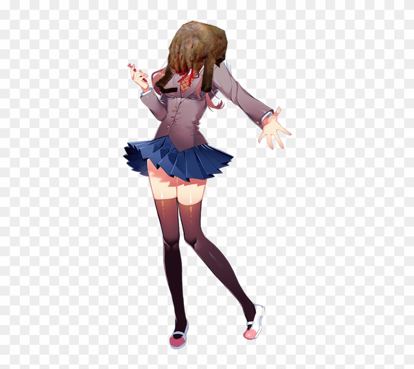 [ Img] [ Img] - Doki Doki Literature Club Sprites Monika, HD Png ...
