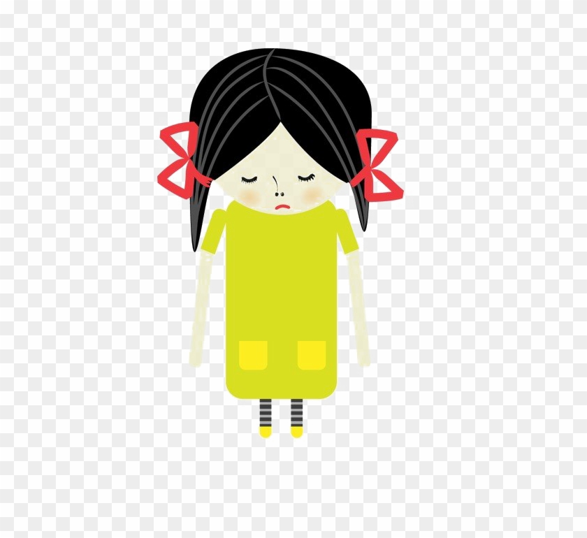 Sad Girl - Sad Girl Vector Png, Transparent Png - 650x690(#2816131 ...