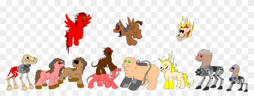 Doom Drawing Knight - My Little Pony Doom, HD Png Download - 1280x448 ...