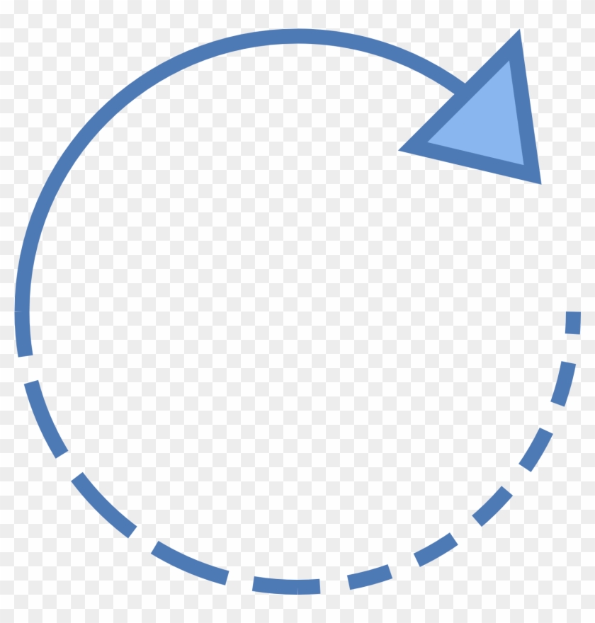 Curved Dotted Arrow Png Download - Circle, Transparent Png - 1521x1521 ...