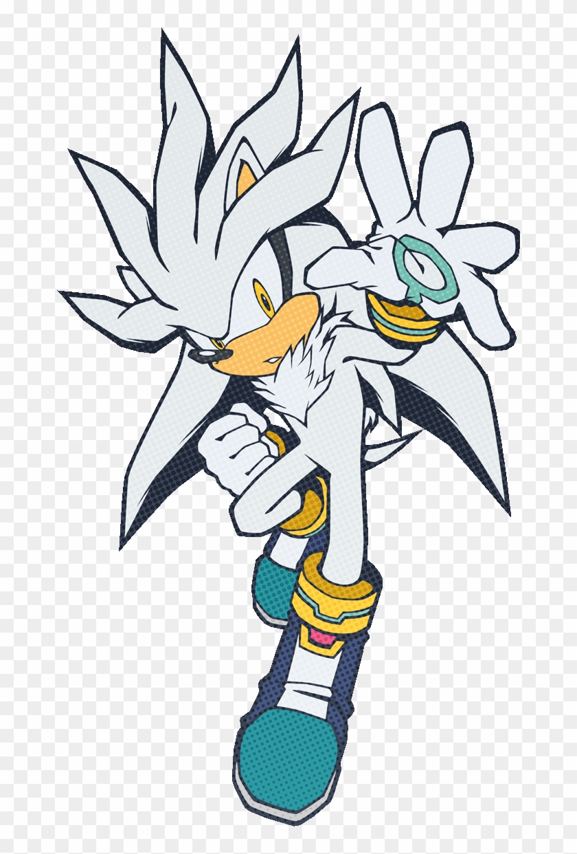 Silver The Hedgehog Sonic Channel, HD Png Download - 674x1162(#2837955 ...
