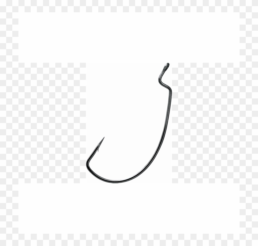 Worm Offset Ewg Fishing Hook, Black, Sz3/0, HD Png Download - 720x720 ...