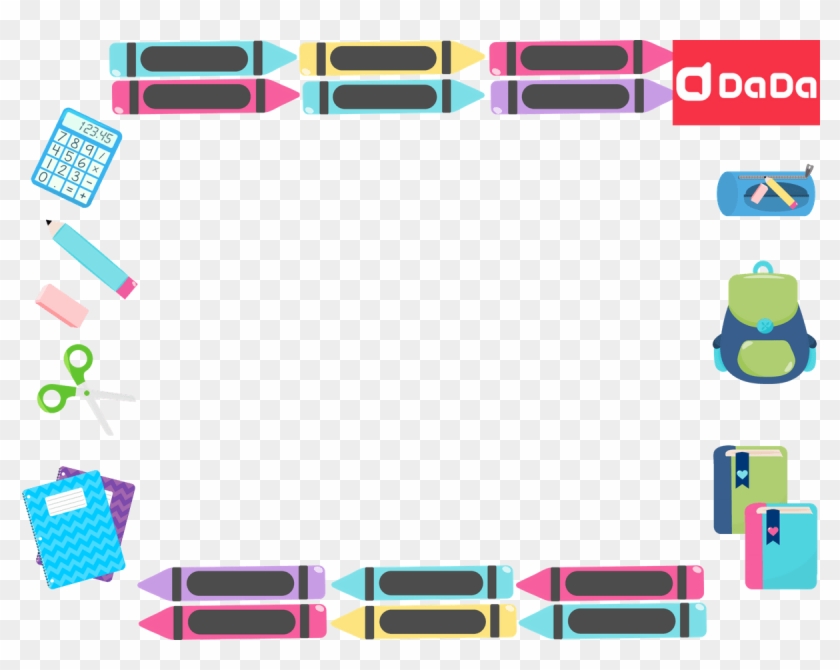 School Supplies Border Png