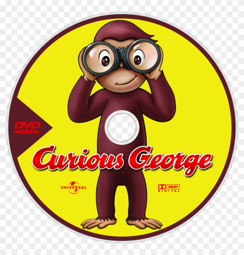 Curious George Dvd Disc Image - Curious George With Glasses, HD Png ...
