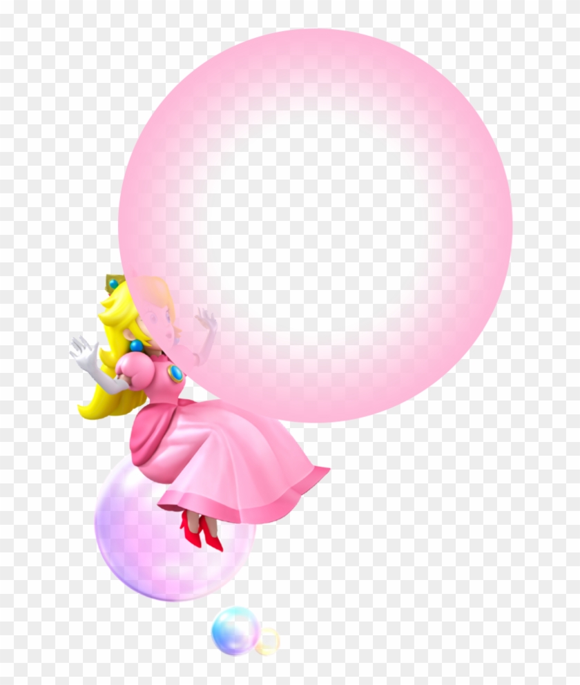 Princess Peach Clipart Balloon - Penguin Mario Party Island Tour, HD ...
