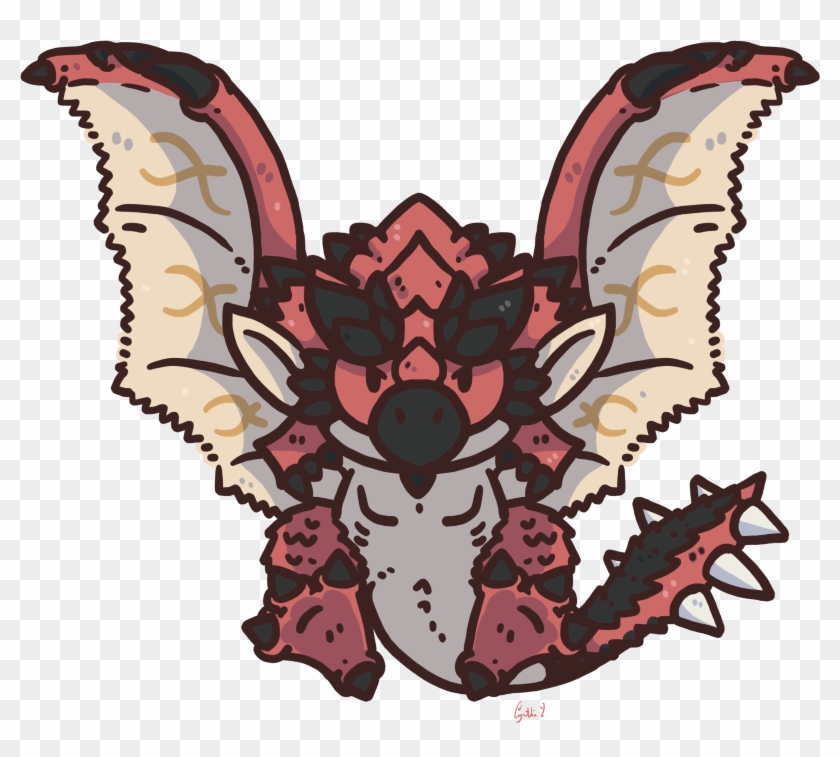 Rathalos In Monster Hunter Games - Monster Hunter World Chibi, HD Png ...