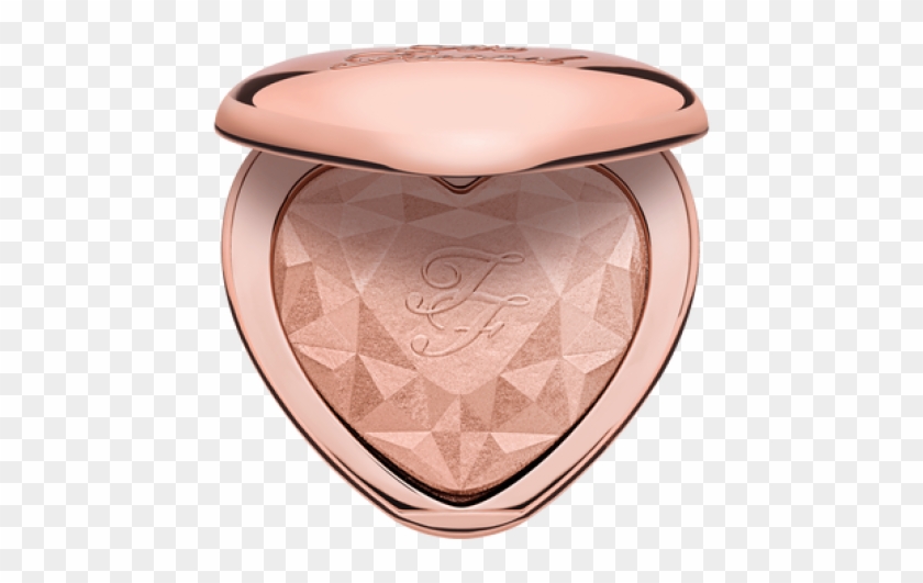 Too Faced - Two Faced Heart Highlighter, HD Png Download - 750x550 ...