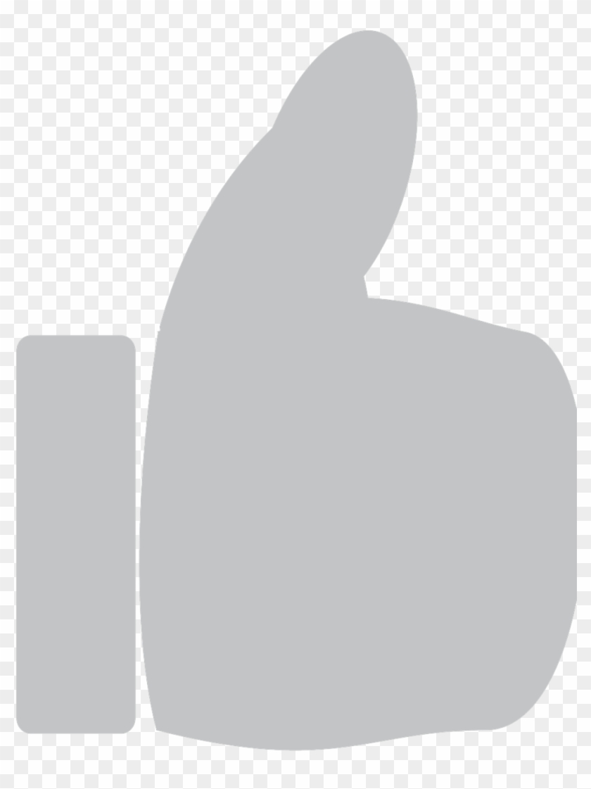 Thumbs Up Icon Like Hand Png Image - Like Grey Icon Png, Transparent ...