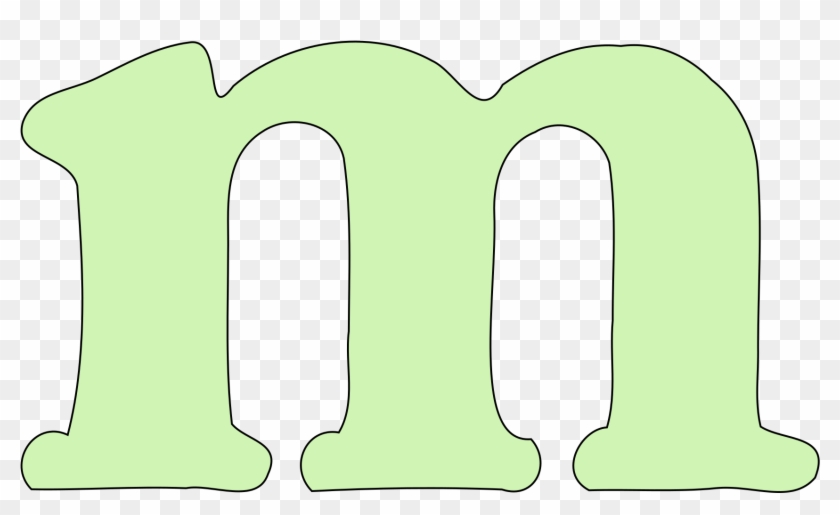 Big Image - Lowercase M In Different Font, HD Png Download - 2400x2400 ...
