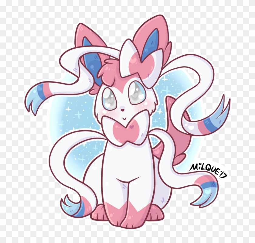 [pkmn] - Sylveon - Cartoon, HD Png Download - 700x732(#2904772) - PngFind