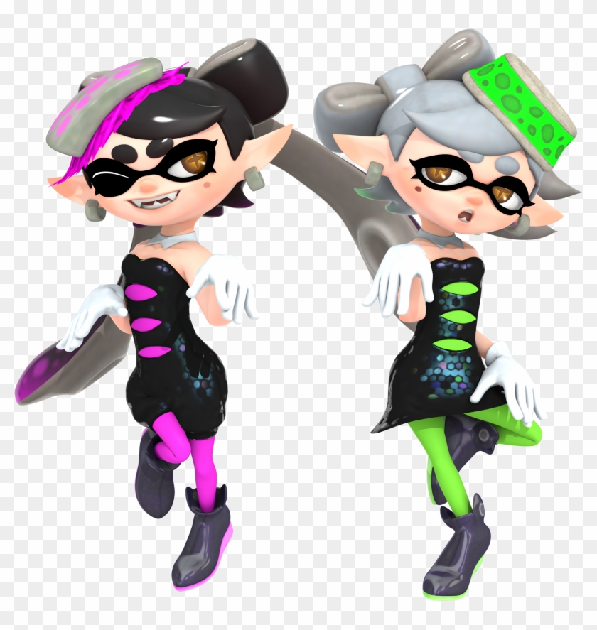 Pixel Art Splatoon 2 , Png Download - Splatoon Squid Sisters ...