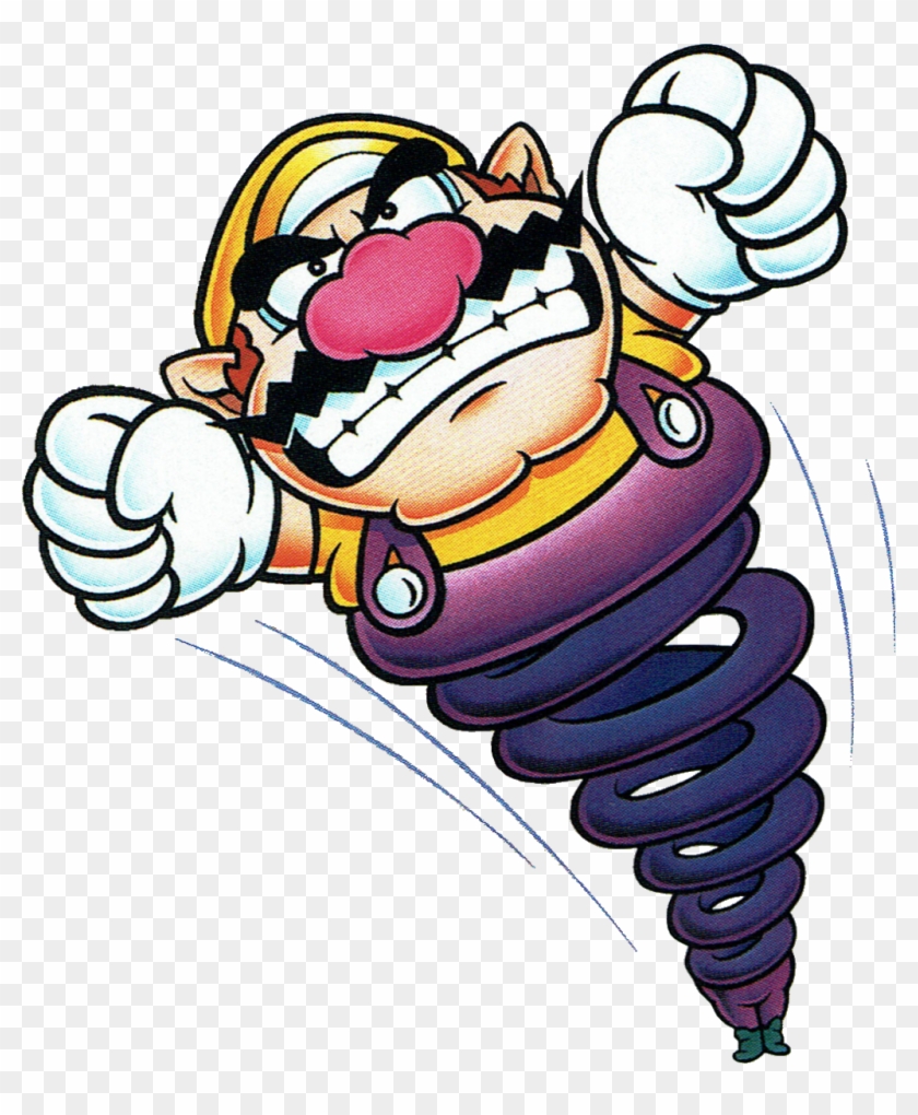 #springwario #wario #mario - Wario Land Spring Wario, HD Png Download ...